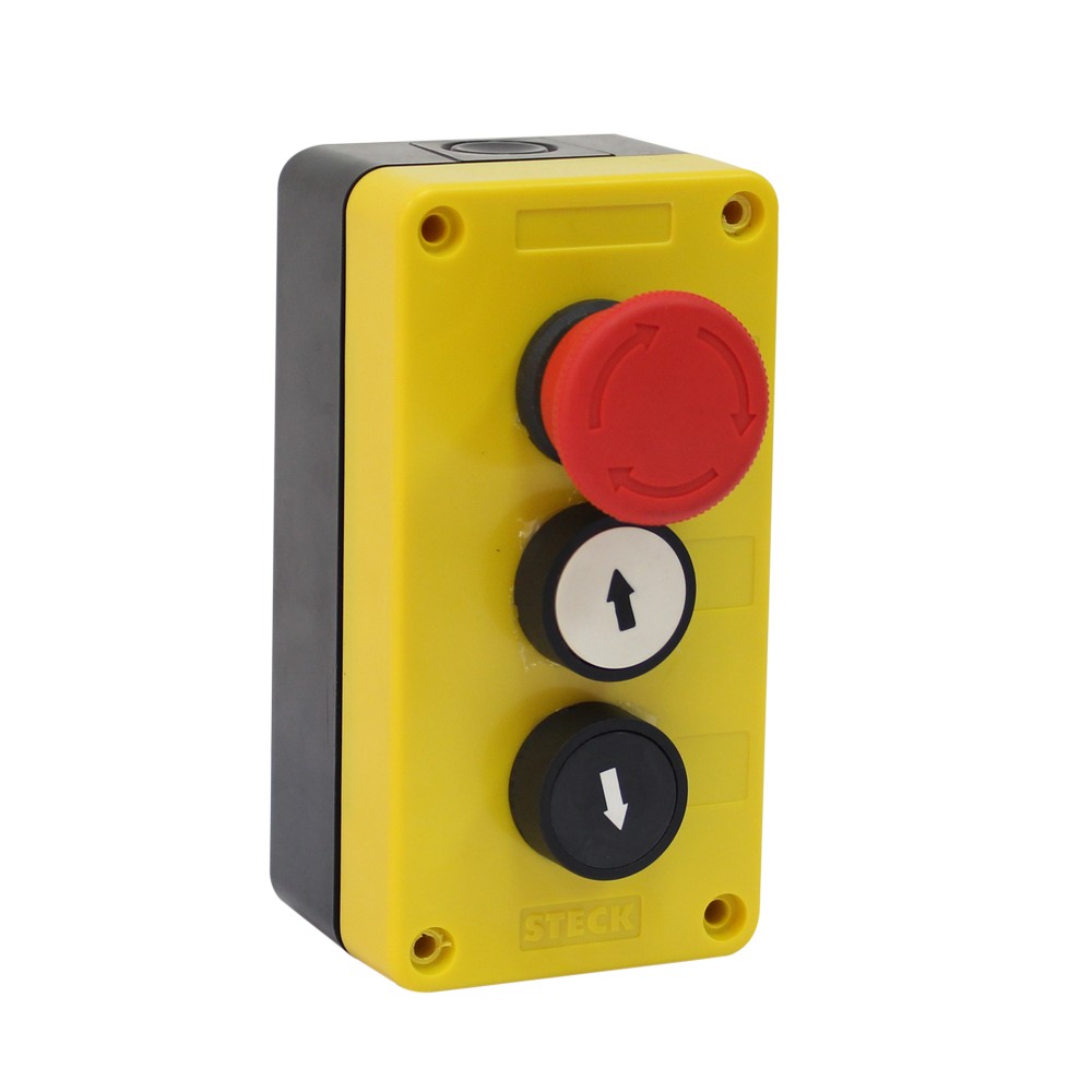 Botonera de control con paro de emergencia steck sq3000001 - Botoneras