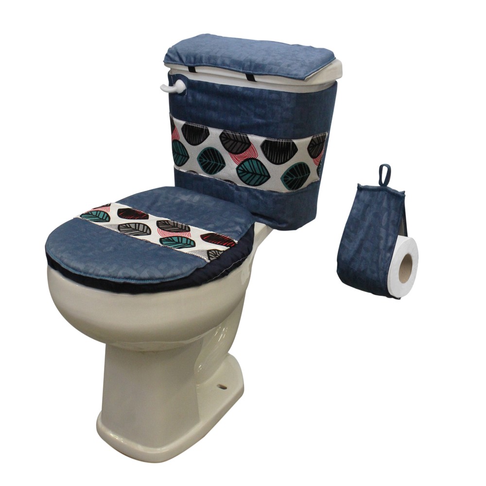 Forro para inodoro, color azul, set de 4 pzs. - Forros para inodoro ...