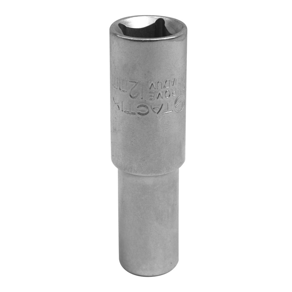 Cubo 12 mm mando 1/2 pulg 12 puntos largo - Cubos de media en milimetros