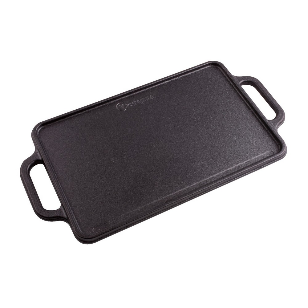 Comal de hierro fundido 33x21cm reversible - Grill, comal, tostadores