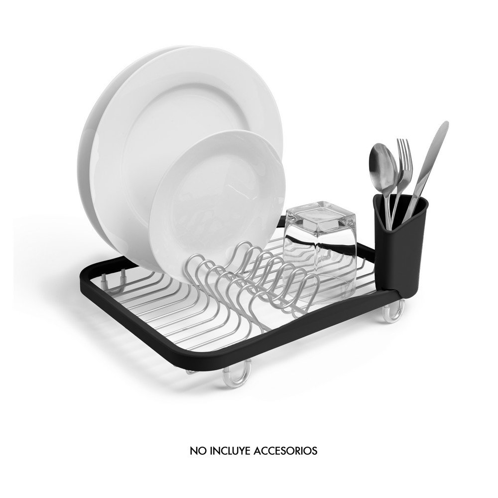 Escurridor metalico para platos con soporte - Escurridores y bases