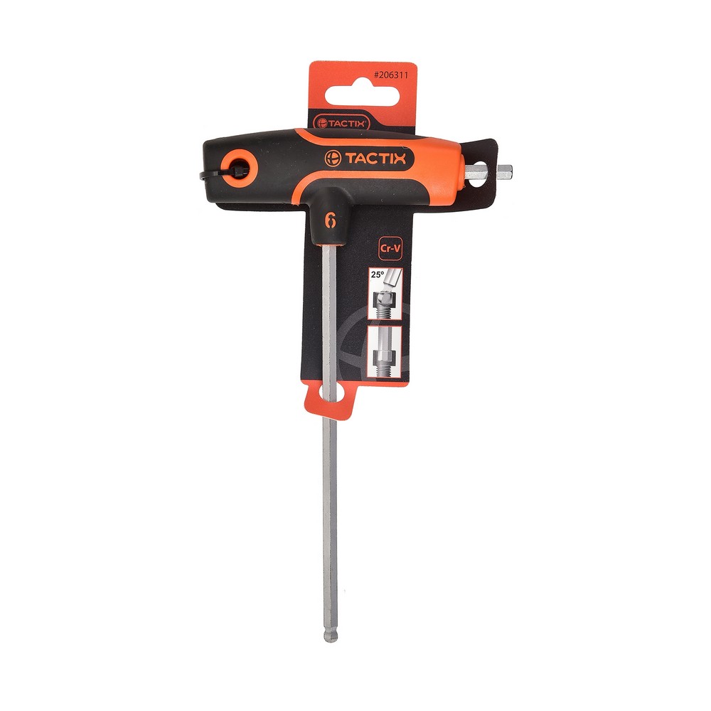 Llave allen punta de bola tipo t 6mm - LLAVES HEXAGONALES EN MILIMETRO