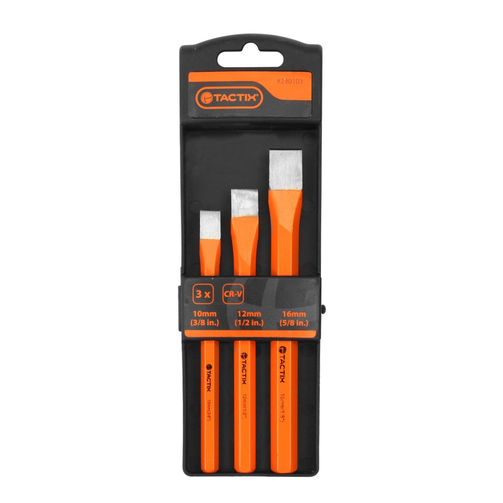 Juego de cinceles 3/8- 5/8 pulg 3 pzas - CINCELES