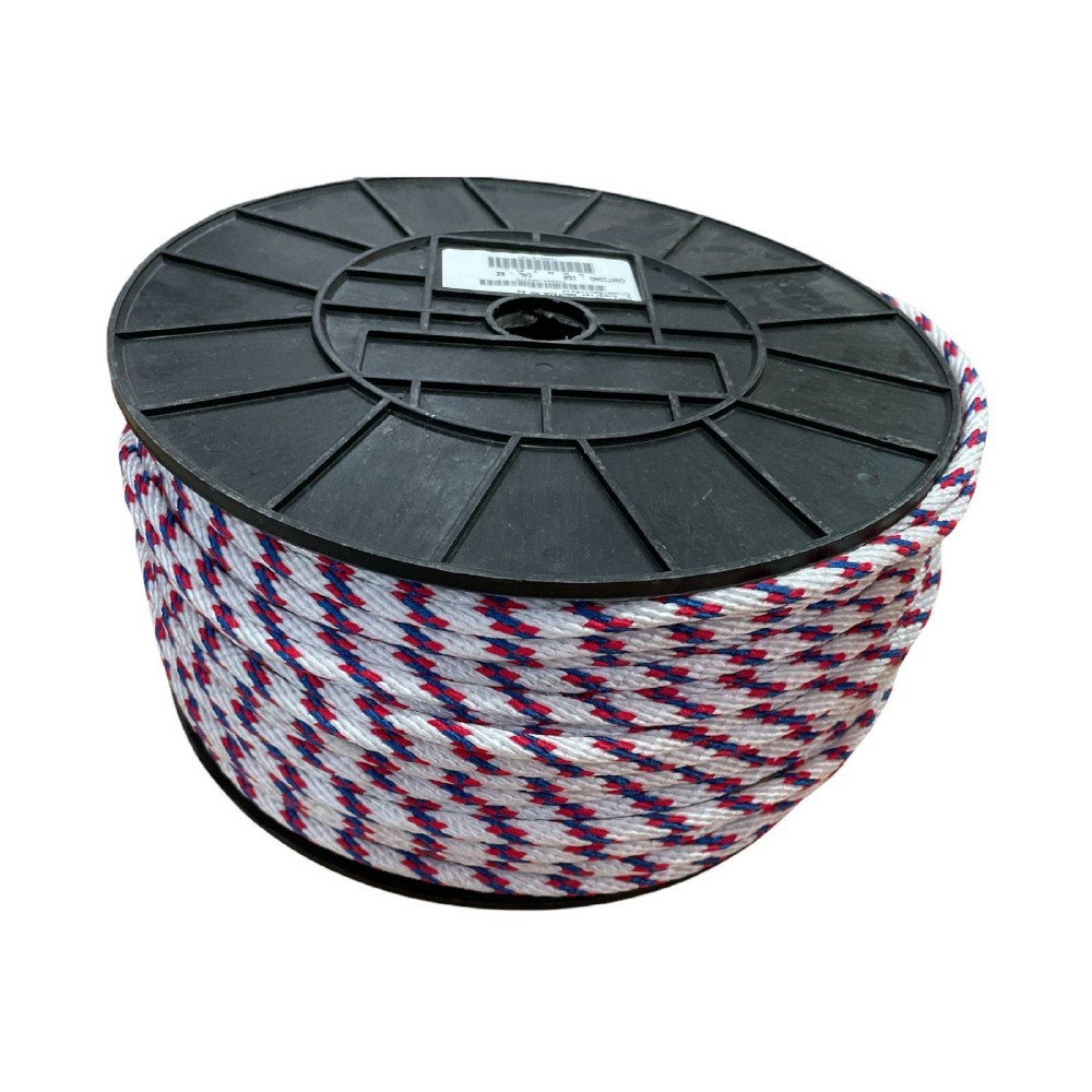 Cuerda polipropileno 6 nautica 1/4 pulg crudo/blanco/azul - Cordeles de ...