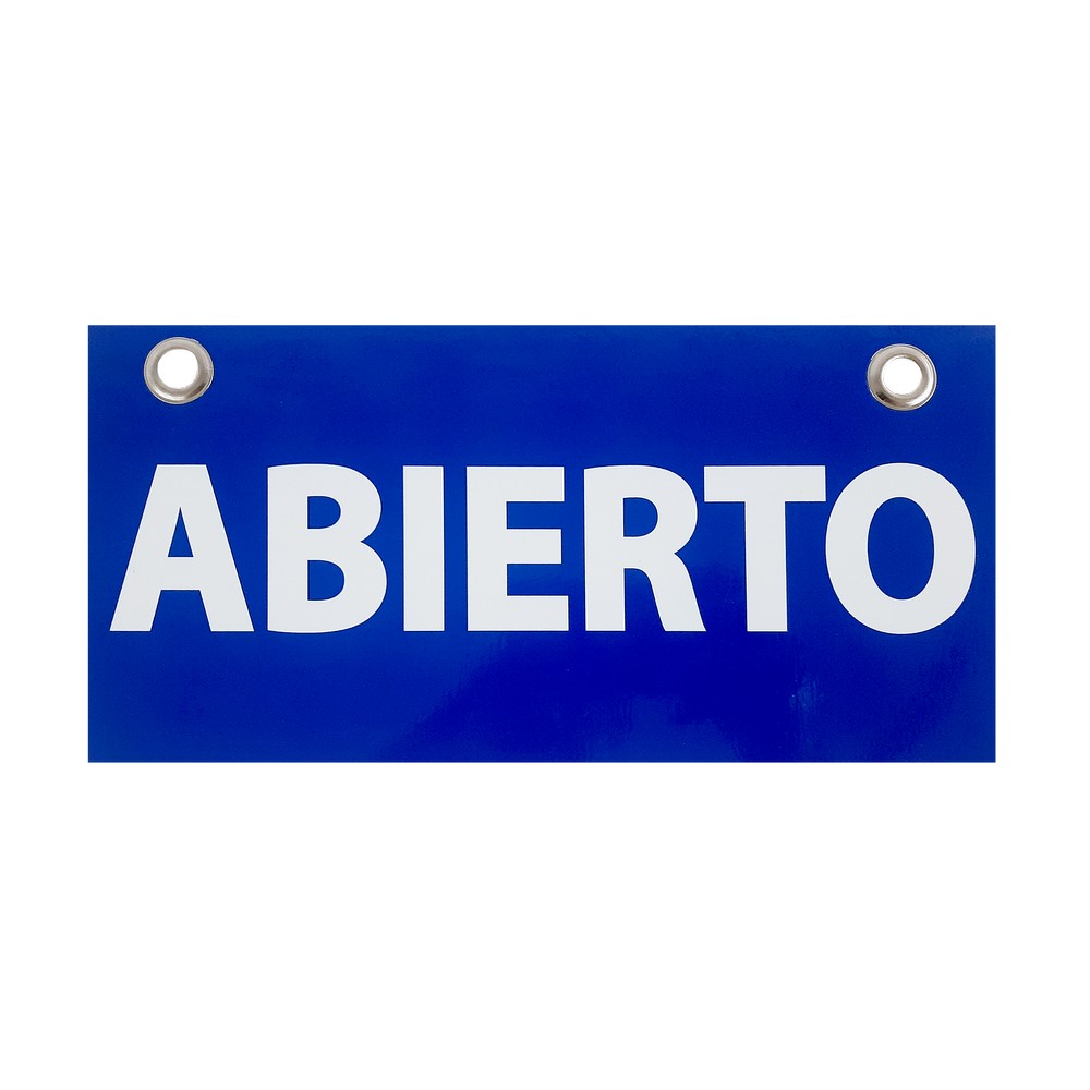 Rotulo abierto cerrado 15x30 cm - Rótulos