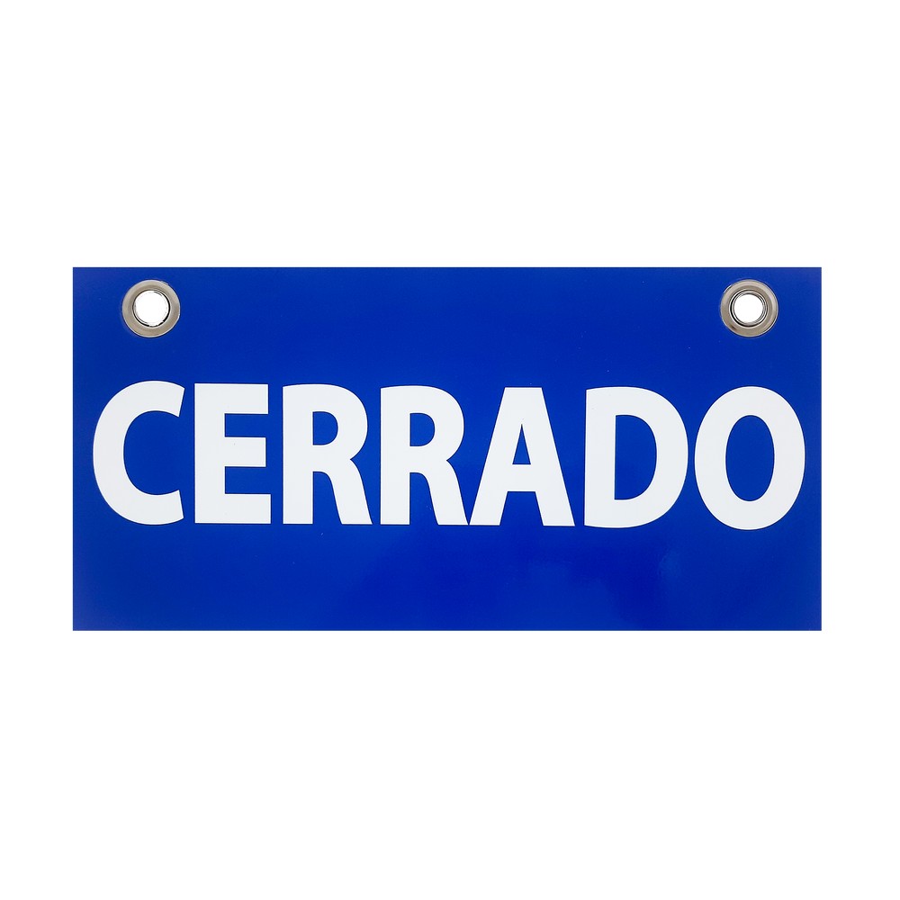 Rotulo abierto cerrado 15x30 cm - Rótulos