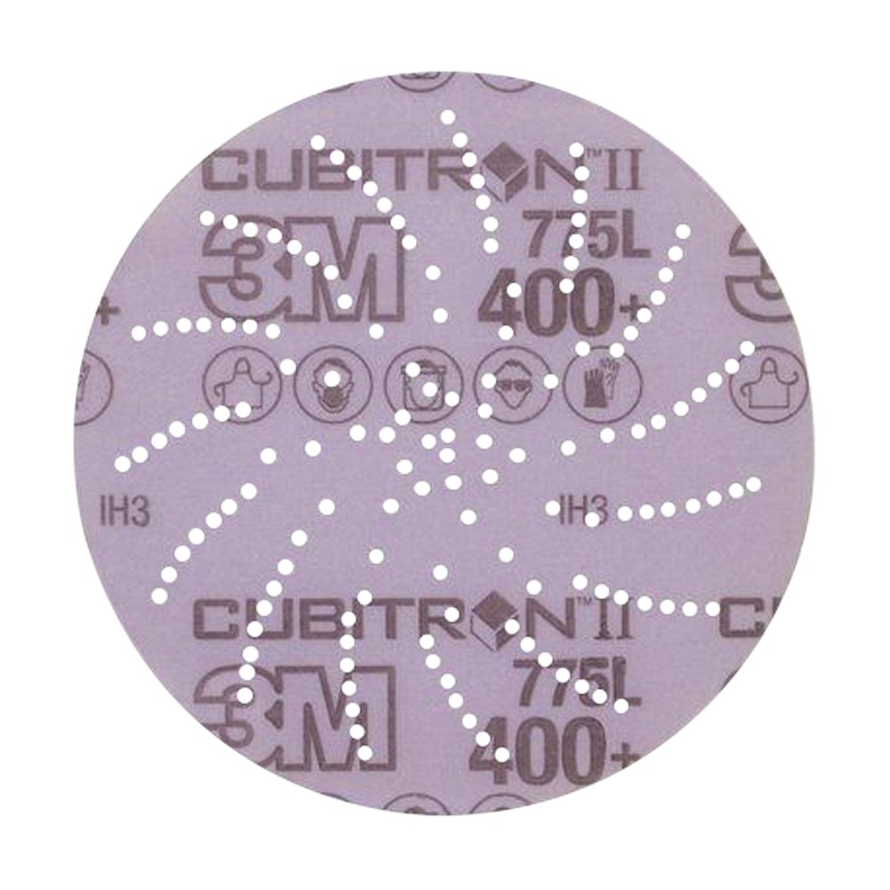 Disco de lija 6 pulg morado grano 400