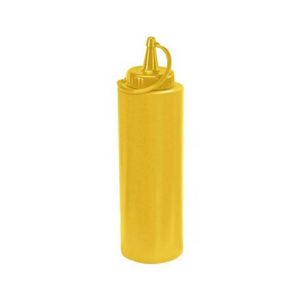 Deposito para aderezo plastico 16oz amarillo