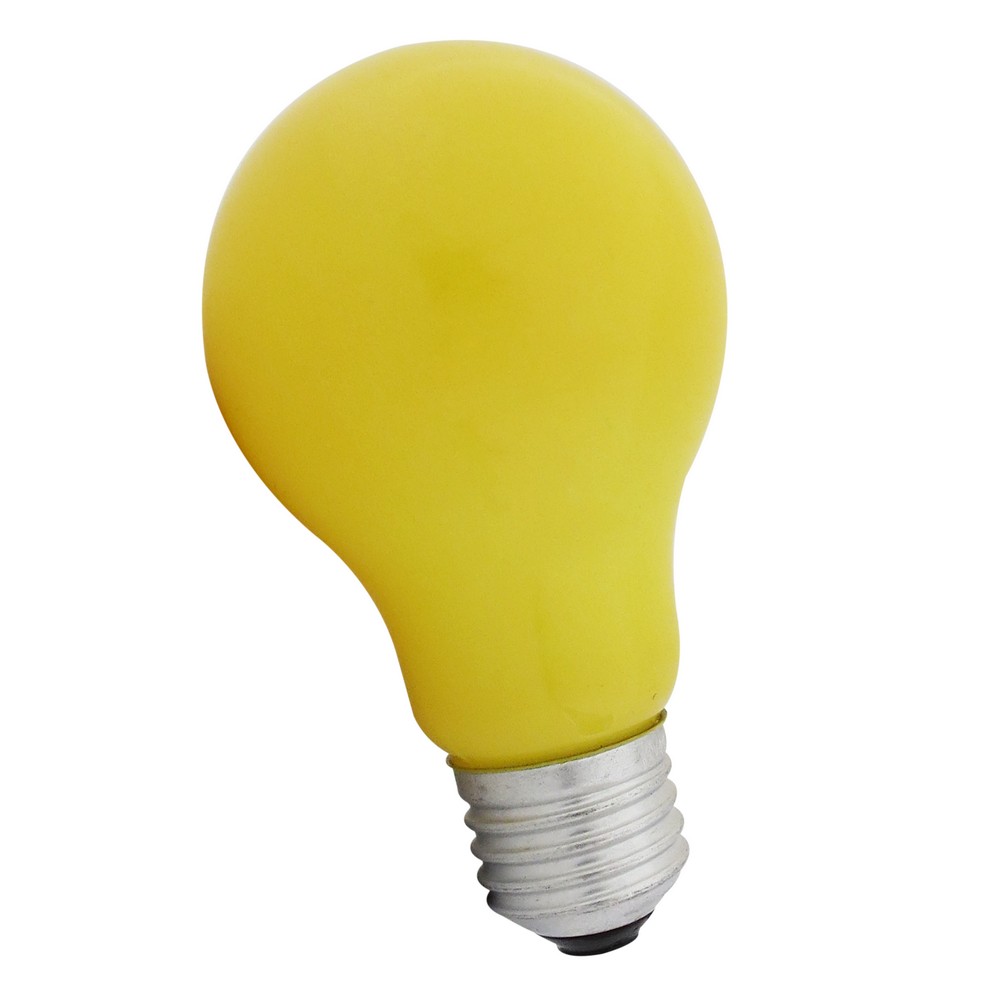 Foco incandescente 40w e27 amarillo - Lámparas decorativas