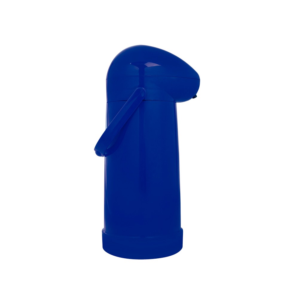 Termo a presion plastico 1lt azul nobile - Termos para cafê y te