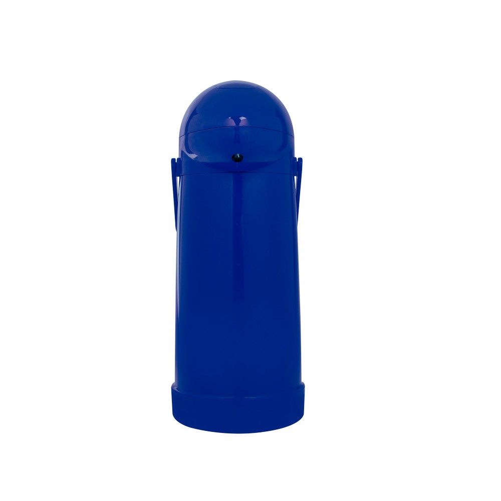 Termo a presion plastico 1lt azul nobile - Termos para cafê y te