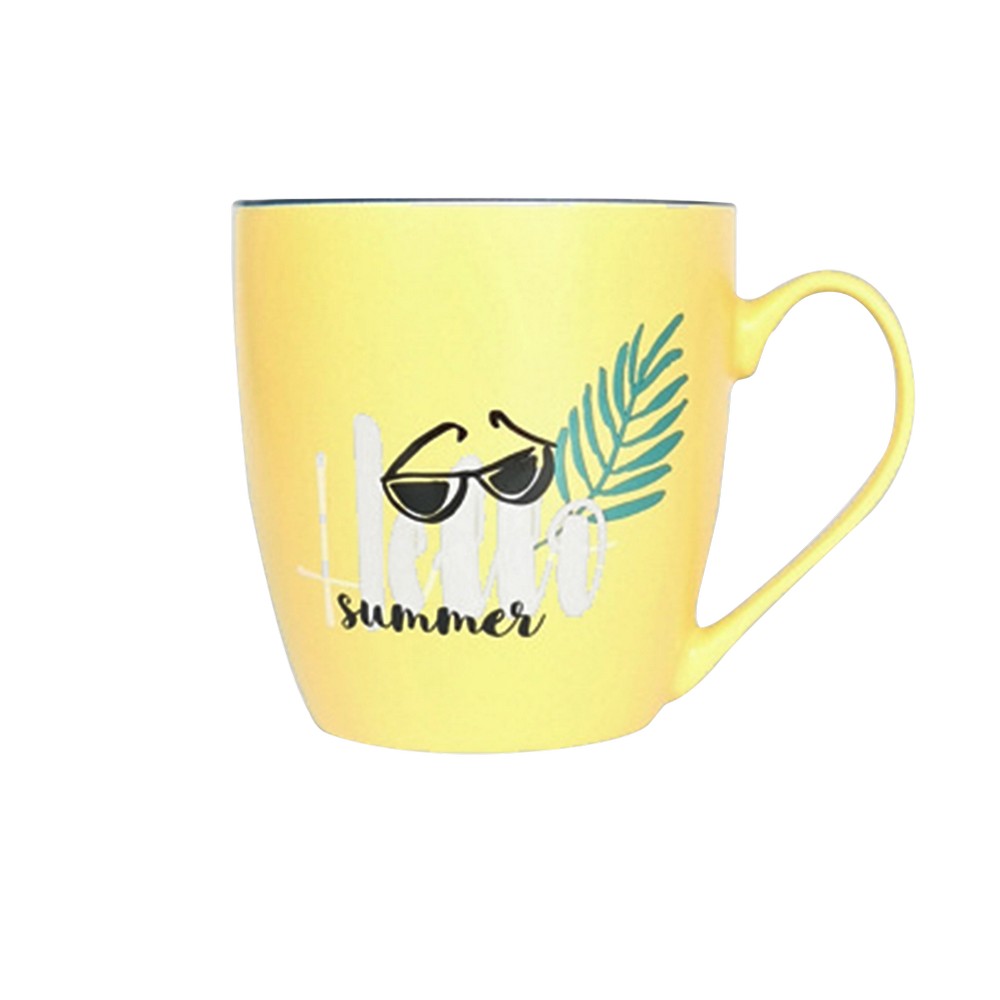 Taza ceramica 440ml verano surtido - Ceramica y porcelana