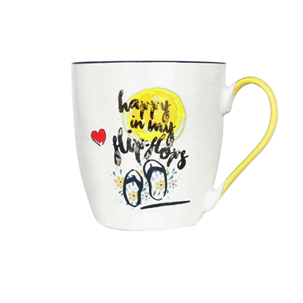 Taza ceramica 440ml verano surtido - Ceramica y porcelana