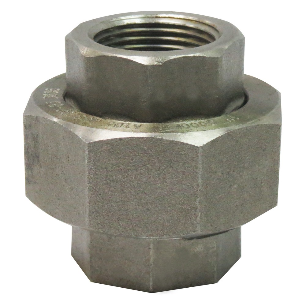 Unión universal negra 1 pulg