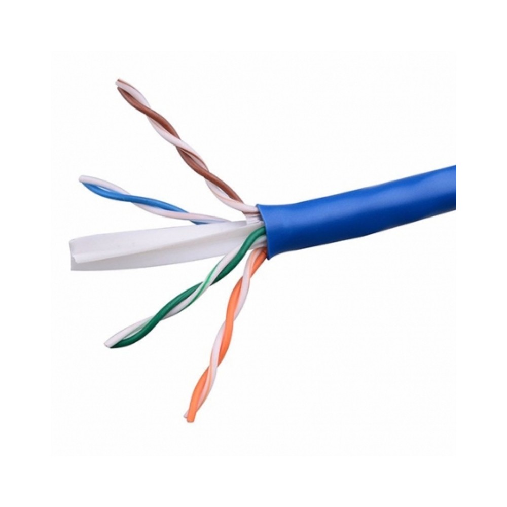 Cable utp cat 6 azul genspeed cmr - Cable utp y accesorios