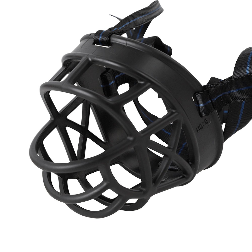 Bozal plastico para perro tipo canasta #5 42x13cm surtido