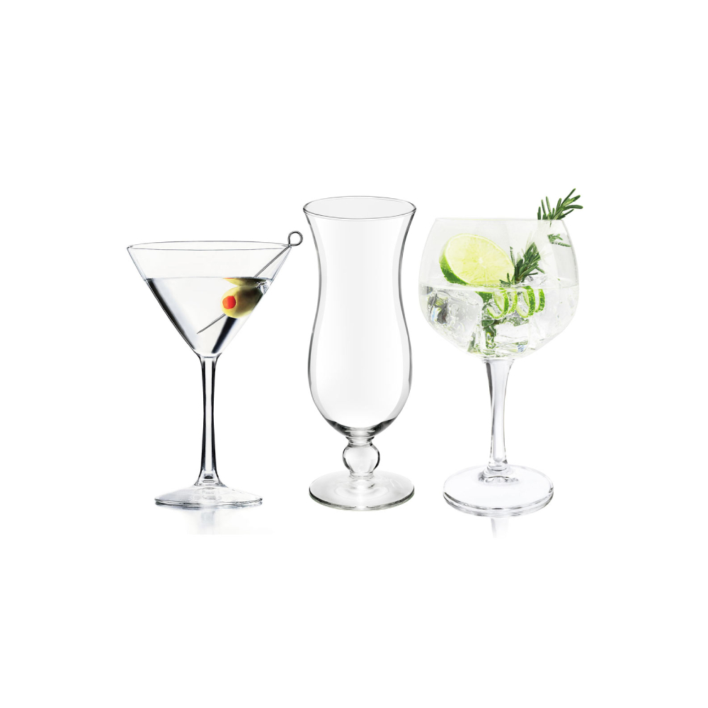 Copa de vidrio para coctel 12 piezas - Copas de vidrio