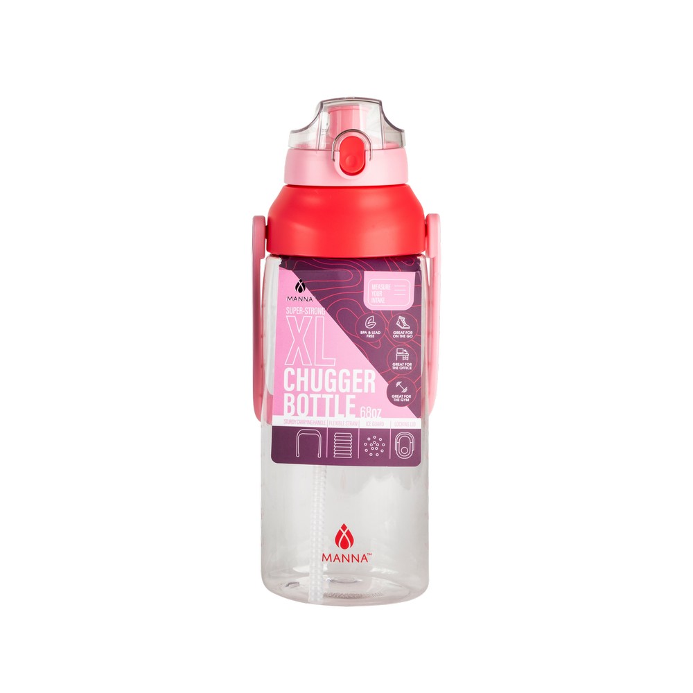 Botella plástica 2 l transparente manna - Botellas