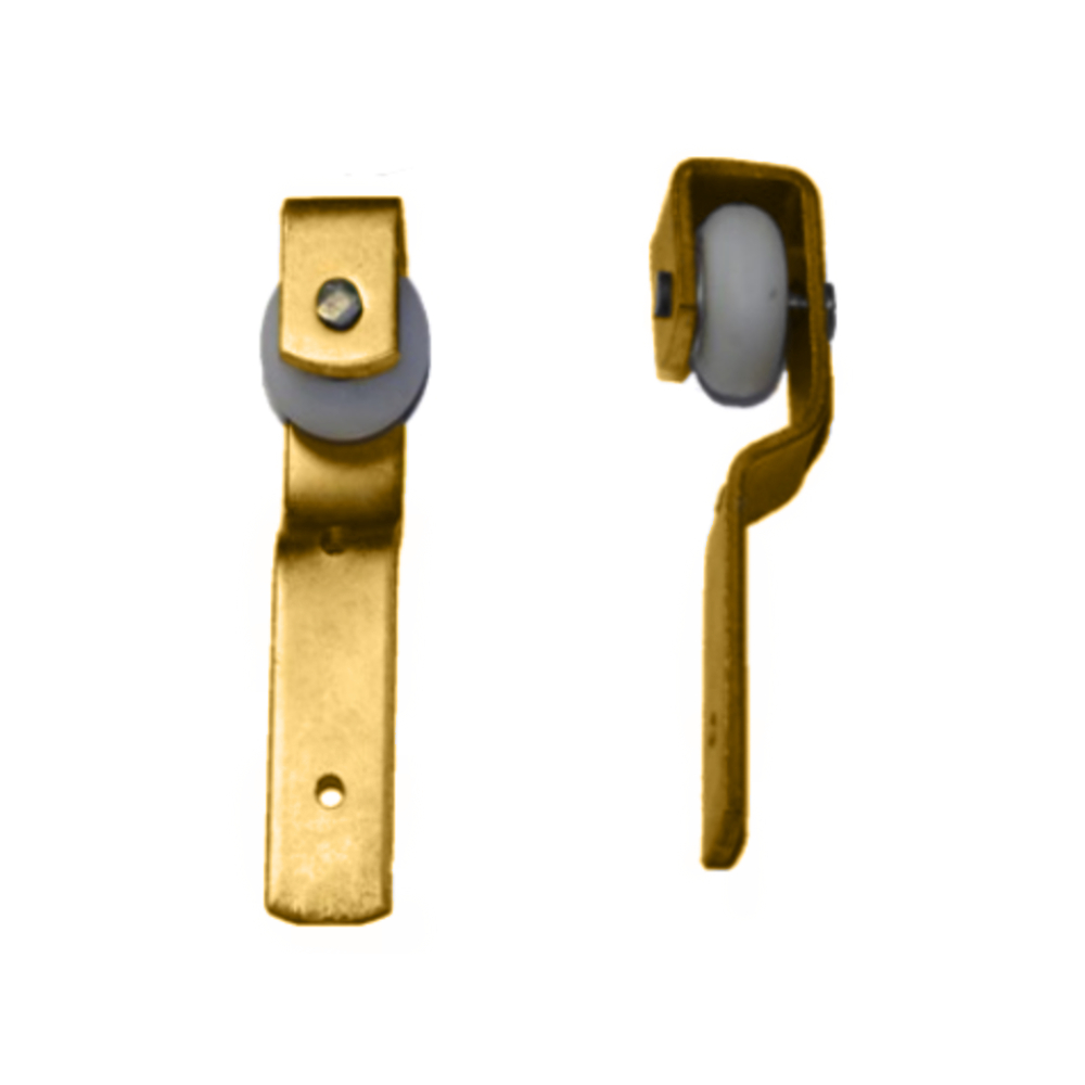 Rodin perlin curvo 350 lbs nylon galvanizado - Rodos para portón