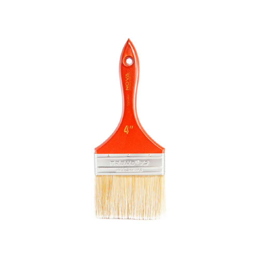 Brocha profesional cerda blanca 4 pulg - Brochas