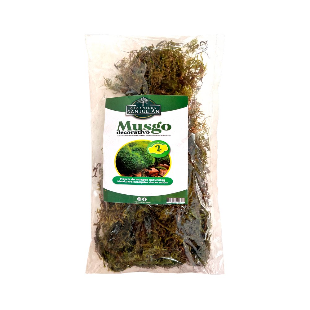 Musgo natural decorativo 2 litros