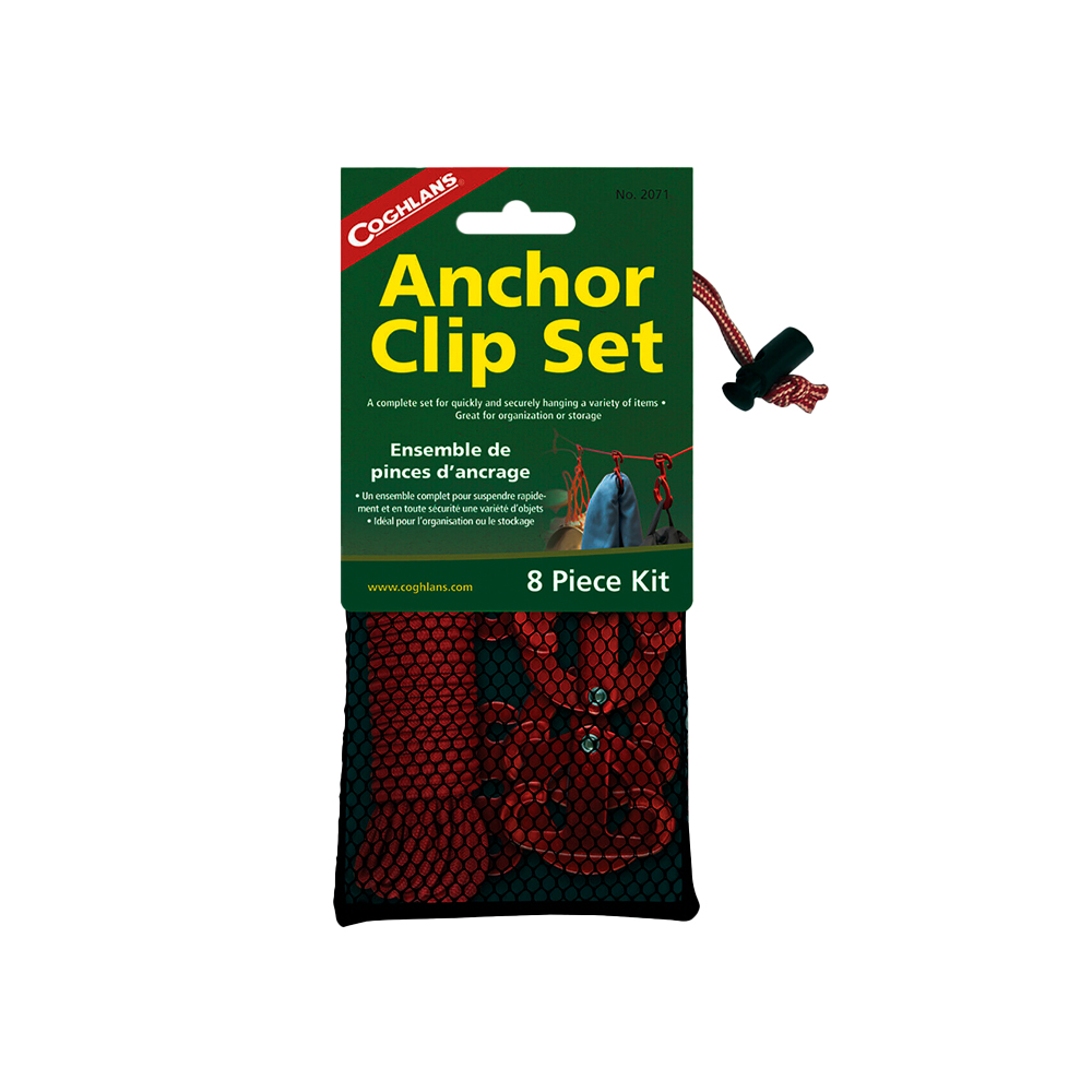 Set de clips para colgar - Accesorios camping