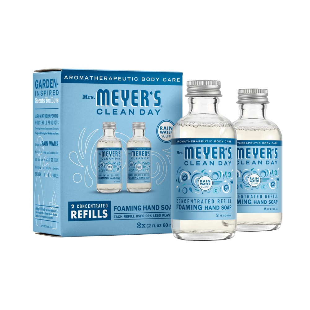 Jabon para manos liquido 59 ml rain water 2 pzas