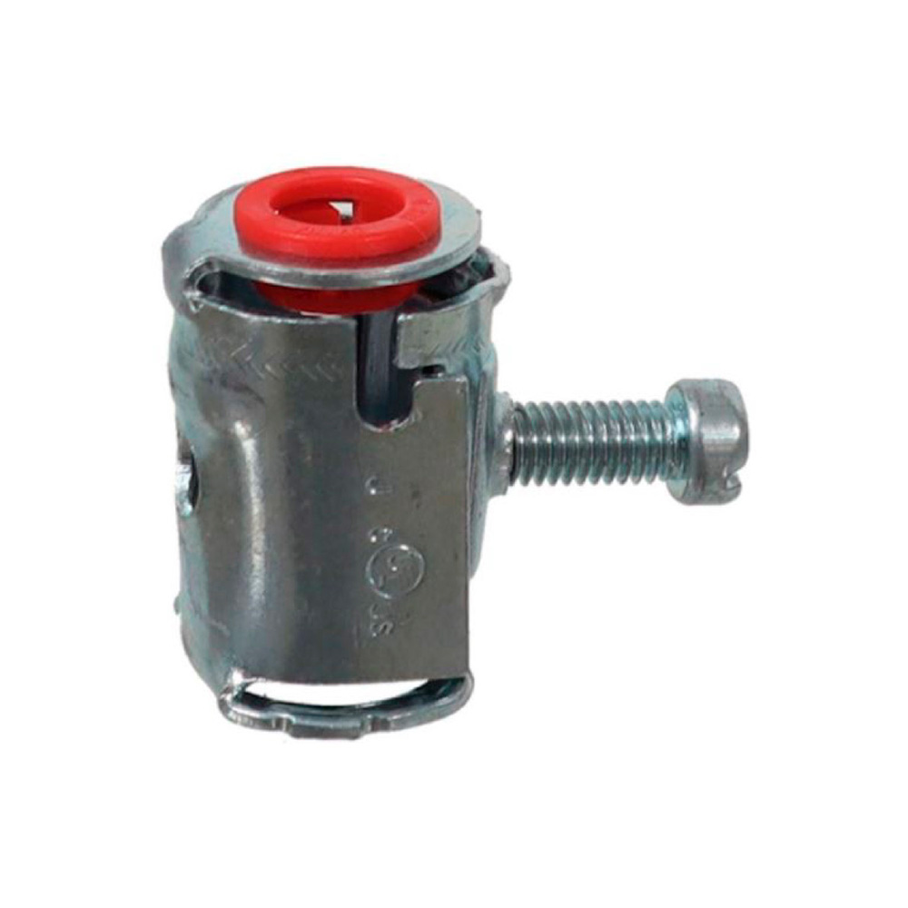 Conector emt para cable armado mc sin forro 3/8 pulgadas - Conector recto