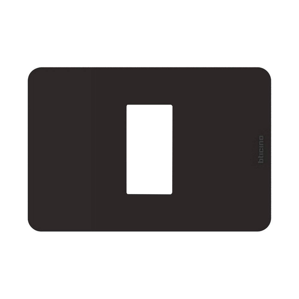 Placa sencilla negra