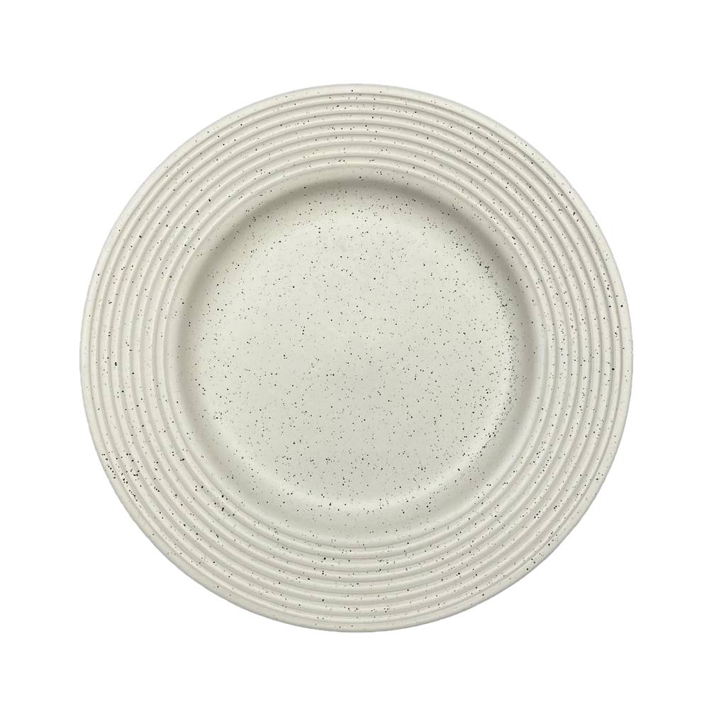 Plato redondo para postre de porcelana - Platos de cerámica y porcelana