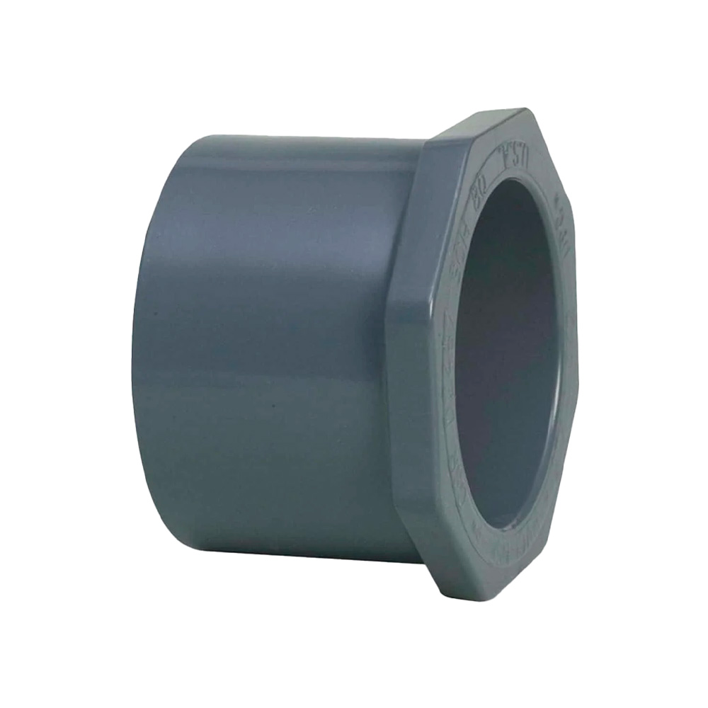 Reduccion lisa pvc sch80 25mm(1)x12mm(1/2) gris - Bushings pvc para ...
