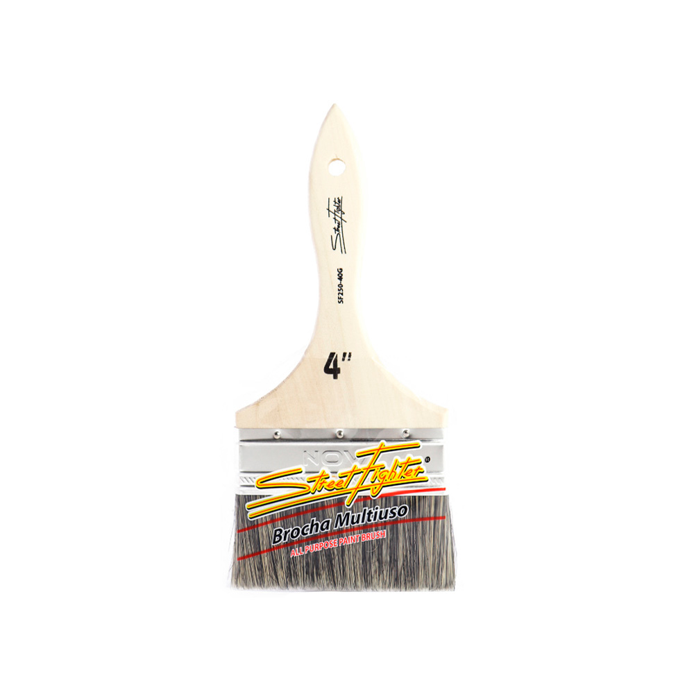 Brocha 4 pulg cerda gris nova - Brochas
