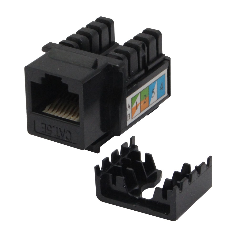 Toma rj45 hembra tipo dado cat5e - Tomas modulares y de datos