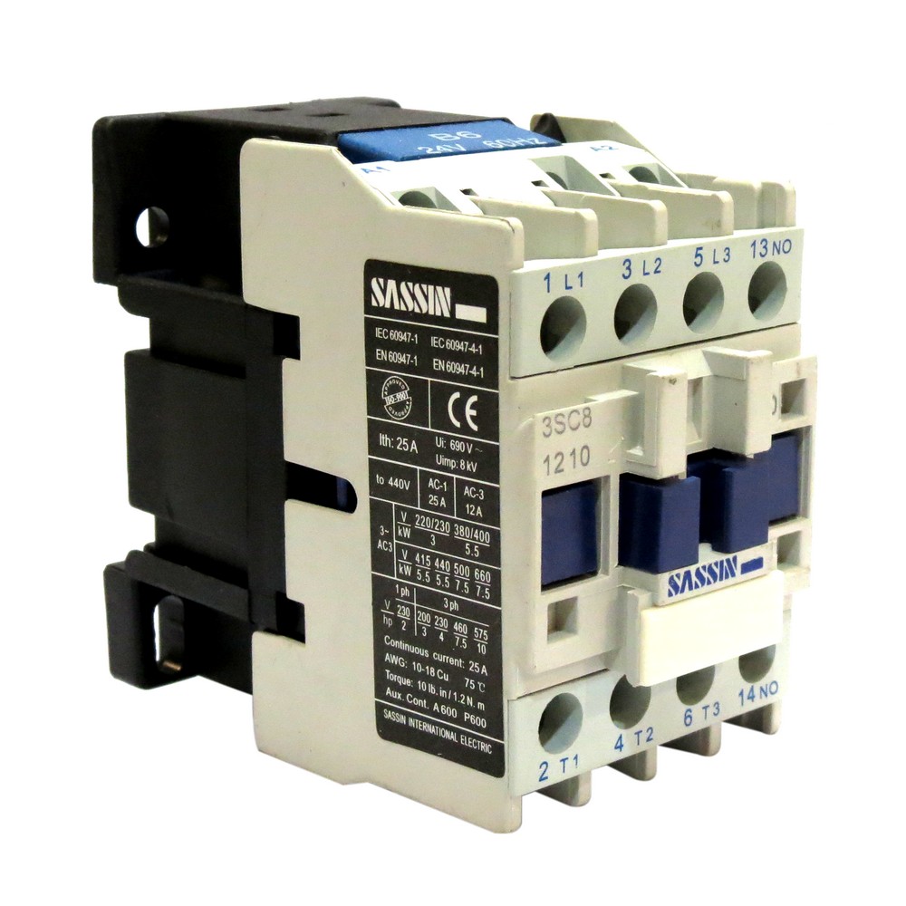 Contactor 1no 12a 24vac onesto - Contactores