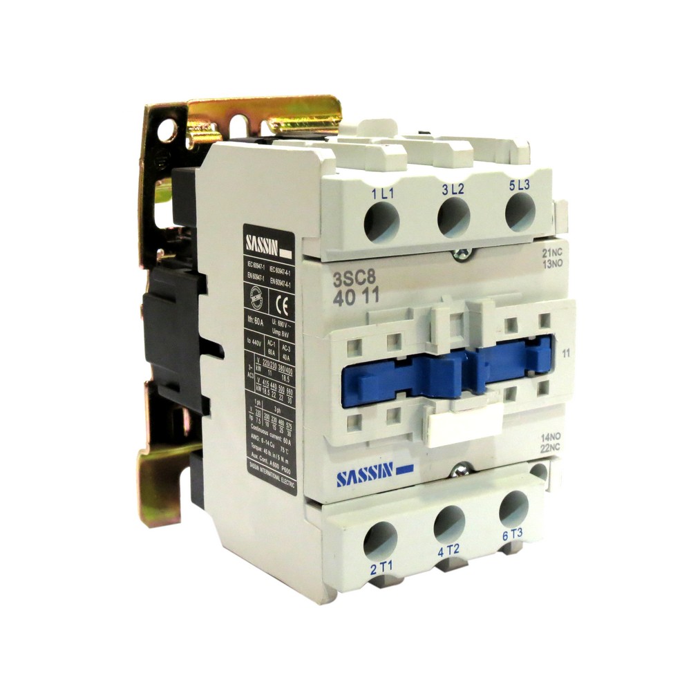Contactor 1no+1nc 40a 110vac onesto